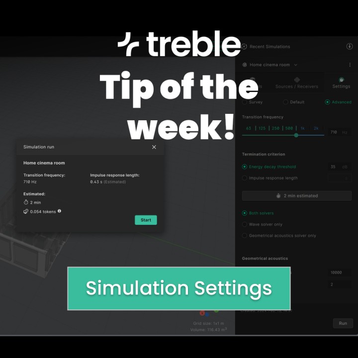 Treble Technologies on LinkedIn: Simulation Settings in Treble Treble Technologies on LinkedIn: Simulation Settings in Treble