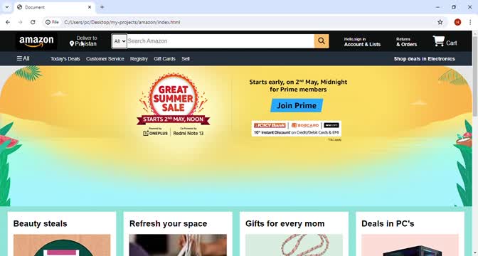 Hooriya Siddique on LinkedIn: #amazonclone #html #css #webdevelopment # ... Hooriya Siddique on LinkedIn: #amazonclone #html #css #webdevelopment # ...