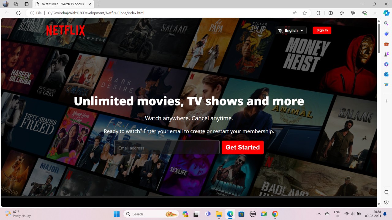 Govindraj Chavan on LinkedIn: #webdevelopment #netflixclone Govindraj Chavan on LinkedIn: #webdevelopment #netflixclone