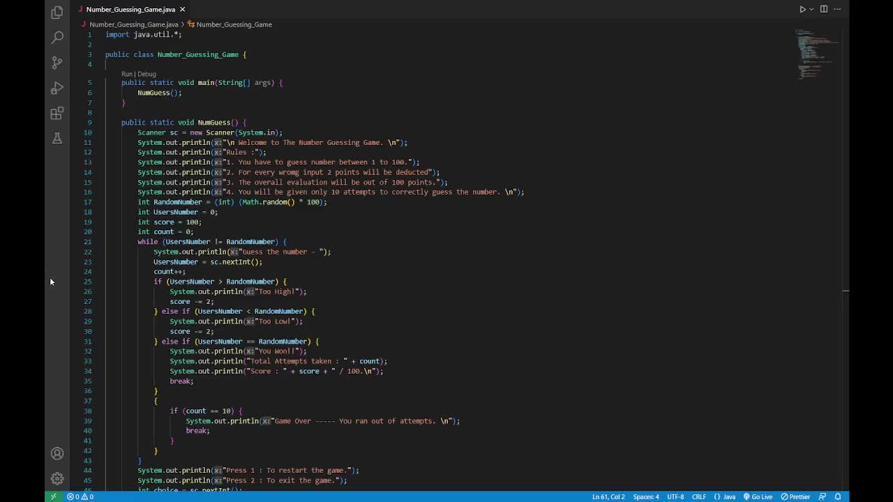 KUSHAGRA OMAR on LinkedIn: #codesoft #internship #javaprogramming # ... KUSHAGRA OMAR on LinkedIn: #codesoft #internship #javaprogramming # ...