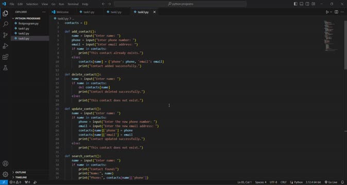 Shamal Mote on LinkedIn: #codsoft #pythonprogramming #internship Shamal Mote on LinkedIn: #codsoft #pythonprogramming #internship