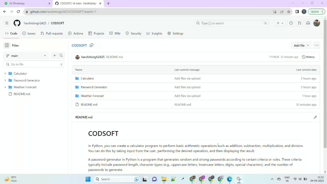Harshit Singh on LinkedIn: #learning #intern #pythonprogramming # ... Harshit Singh on LinkedIn: #learning #intern #pythonprogramming # ...