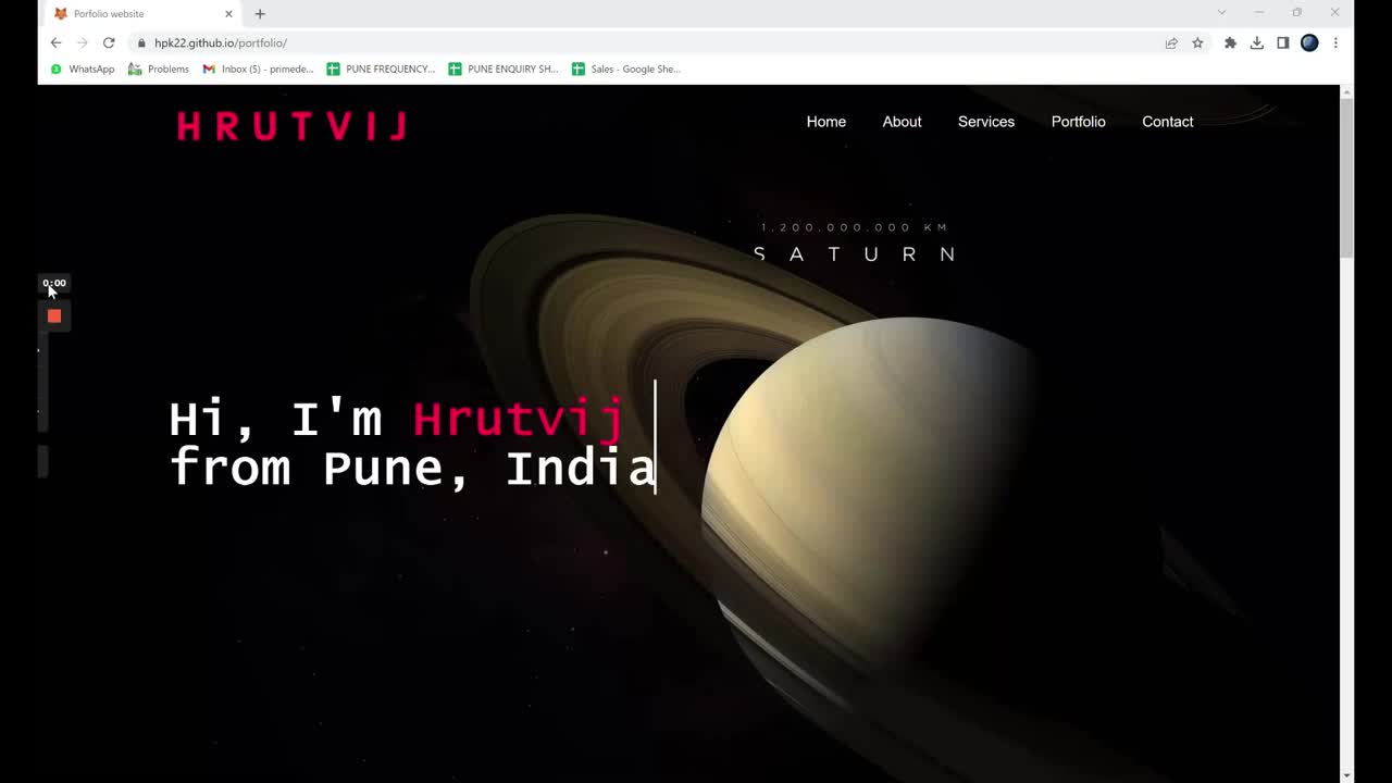 Hrutvij Kakade on LinkedIn: #html #webdevelopment #css #project #portfolio Hrutvij Kakade on LinkedIn: #html #webdevelopment #css #project #portfolio