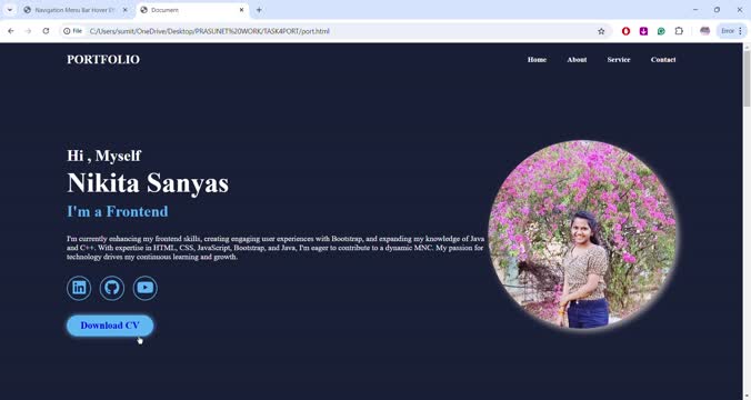 Nikita Sanyas on LinkedIn: #html #css #portfolio #github # ... Nikita Sanyas on LinkedIn: #html #css #portfolio #github # ...