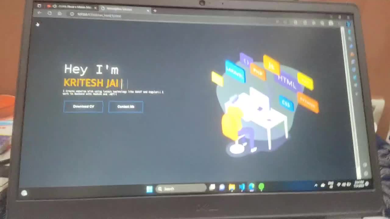 Kritesh Jaiswal on LinkedIn: #portfolio_website #html #css #javascript Kritesh Jaiswal on LinkedIn: #portfolio_website #html #css #javascript