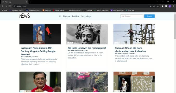 AASHI NAHAR on LinkedIn: #webdevelopment #apiintegration #newsapp # ... AASHI NAHAR on LinkedIn: #webdevelopment #apiintegration #newsapp # ...