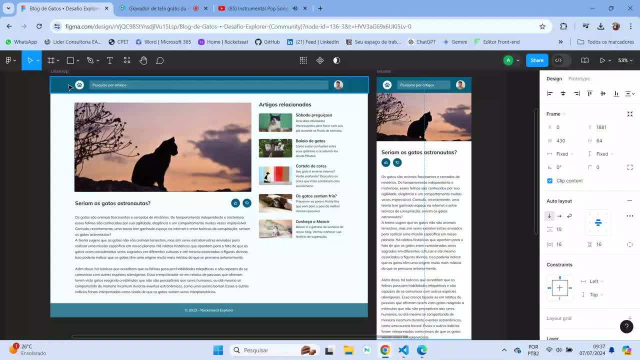 Ane Caroline Silveira no LinkedIn: #responsividade #animações # ... Ane Caroline Silveira no LinkedIn: #responsividade #animações # ...