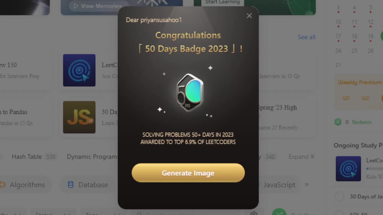 Priyansu Sahoo on LinkedIn: #leetcode #100daysofcode #leetcode2023 #dsa Priyansu Sahoo on LinkedIn: #leetcode #100daysofcode #leetcode2023 #dsa