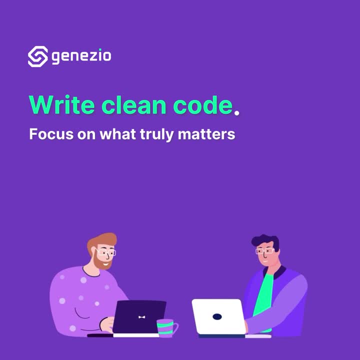 Genezio on LinkedIn: genezio | Write clean code Genezio on LinkedIn: genezio | Write clean code