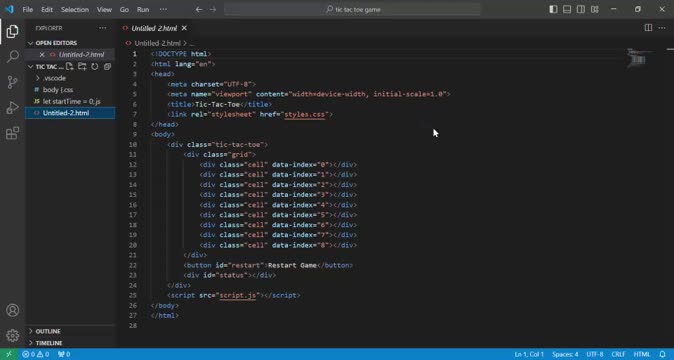 Laiba Maryam on LinkedIn: #webdevelopment #tictactoe #html #css # ... Laiba Maryam on LinkedIn: #webdevelopment #tictactoe #html #css # ...