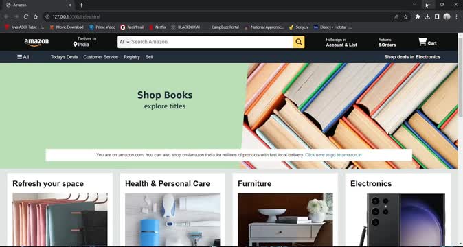 Sabyasachi . on LinkedIn: #webdevelopment #html #css #amazonclone #frontend Sabyasachi . on LinkedIn: #webdevelopment #html #css #amazonclone #frontend