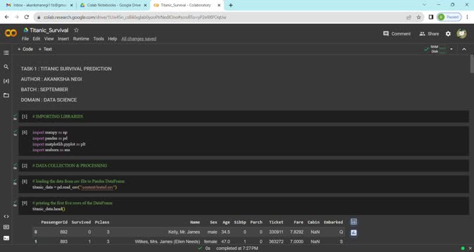 Akanksha Negi on LinkedIn: #python #googlecolab #codsoft Akanksha Negi on LinkedIn: #python #googlecolab #codsoft