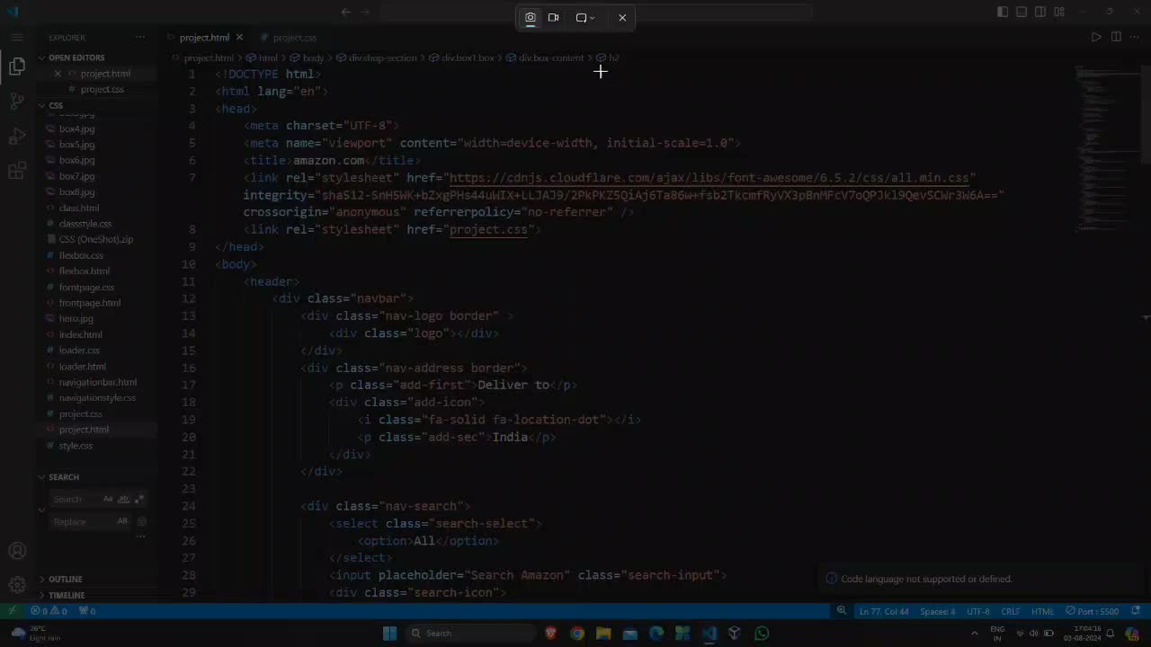 Aditya Gupta on LinkedIn: HTML CSS Project🚀 Amazon Clone🚀 Aditya Gupta on LinkedIn: HTML CSS Project🚀 Amazon Clone🚀