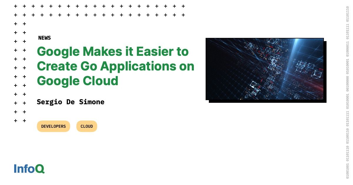 InfoQ on LinkedIn: #golang #infoq #googlecloud #cloudcomputing InfoQ on LinkedIn: #golang #infoq #googlecloud #cloudcomputing