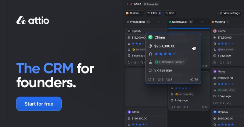 Lukas Himsel on LinkedIn: Attio: Customer relationship magic Lukas Himsel on LinkedIn: Attio: Customer relationship magic