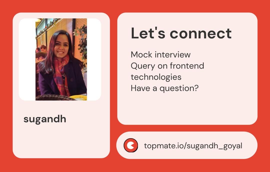Sugandh Goyal on LinkedIn: Hey folks! I'm excited to help folks out and ... Sugandh Goyal on LinkedIn: Hey folks! I'm excited to help folks out and ...