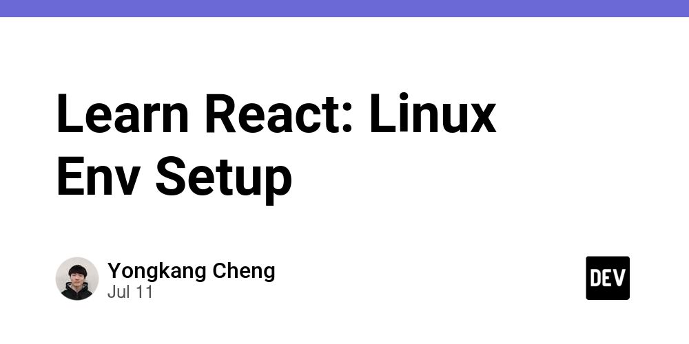 Bilal Awan on LinkedIn: Learn React: Linux Env Setup Bilal Awan on LinkedIn: Learn React: Linux Env Setup