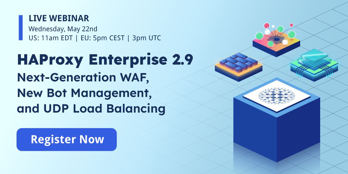 HAProxy Technologies on LinkedIn: #haproxy #webinar #live HAProxy Technologies on LinkedIn: #haproxy #webinar #live