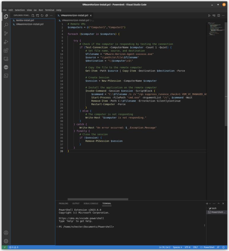 Sascha Warno on LinkedIn: Automate VMware Horizon Agent Upgrade Using ... Sascha Warno on LinkedIn: Automate VMware Horizon Agent Upgrade Using ...
