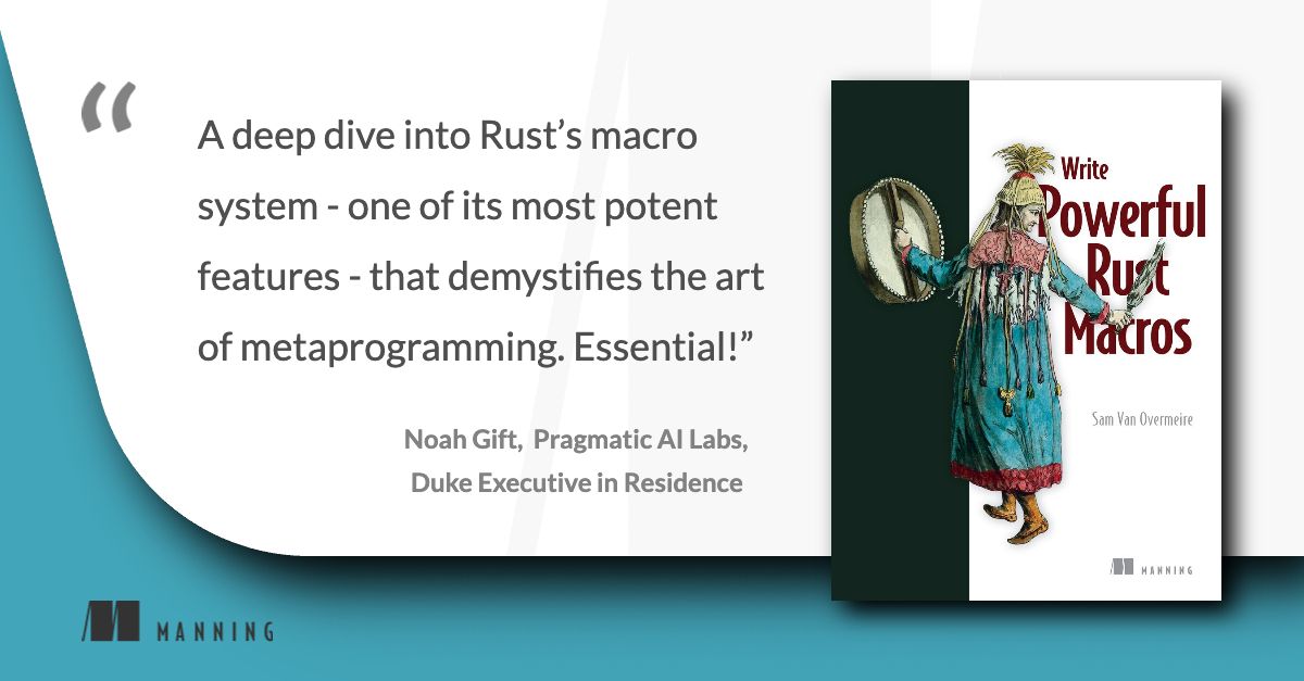 Noah Gift on LinkedIn: Write Powerful Rust Macros Noah Gift on LinkedIn: Write Powerful Rust Macros
