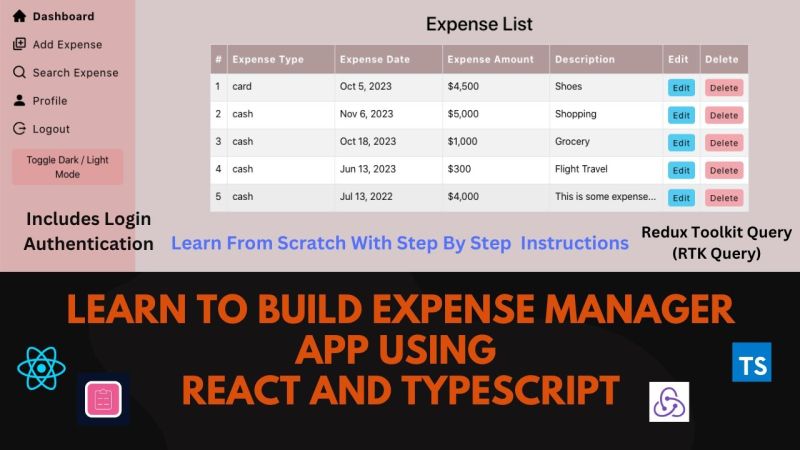 Yogesh Chavan on LinkedIn: Build Expense Manager App Using React And ... Yogesh Chavan on LinkedIn: Build Expense Manager App Using React And ...