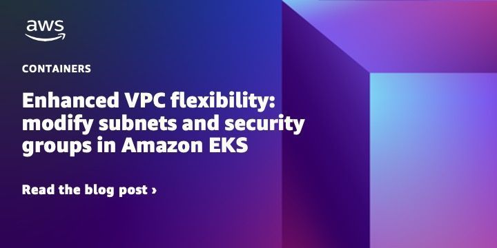 Maish Saidel-Keesing on LinkedIn: Enhanced VPC flexibility: modify ... Maish Saidel-Keesing on LinkedIn: Enhanced VPC flexibility: modify ...