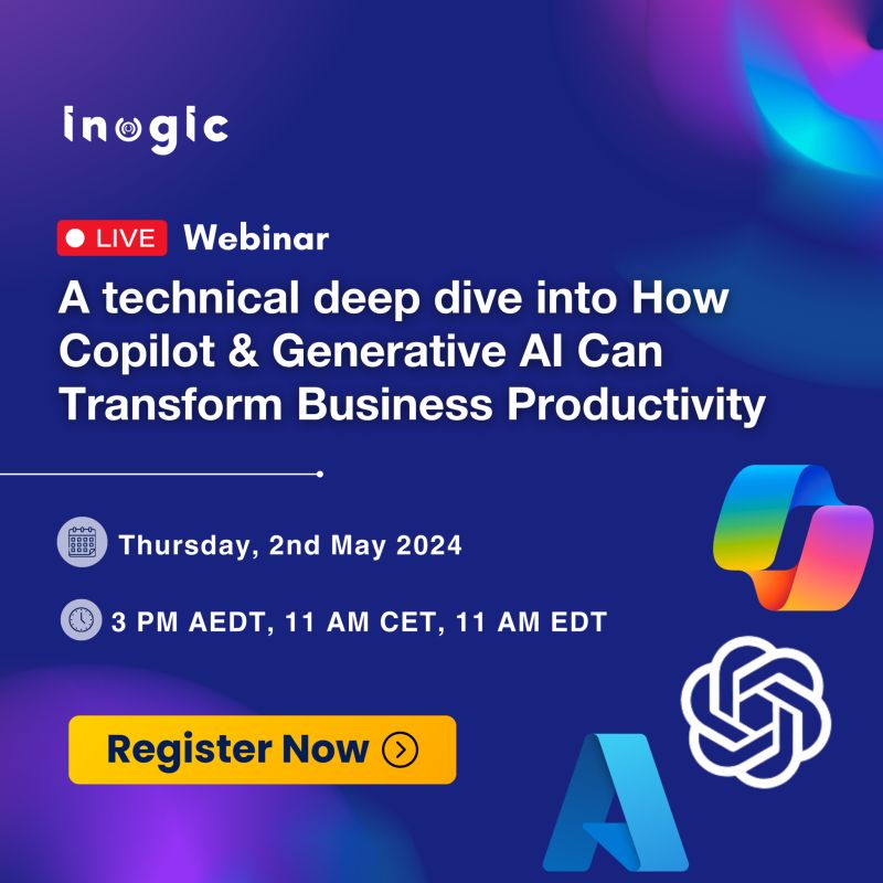 Inogic on LinkedIn: Events and webinars | Inogic Inogic on LinkedIn: Events and webinars | Inogic