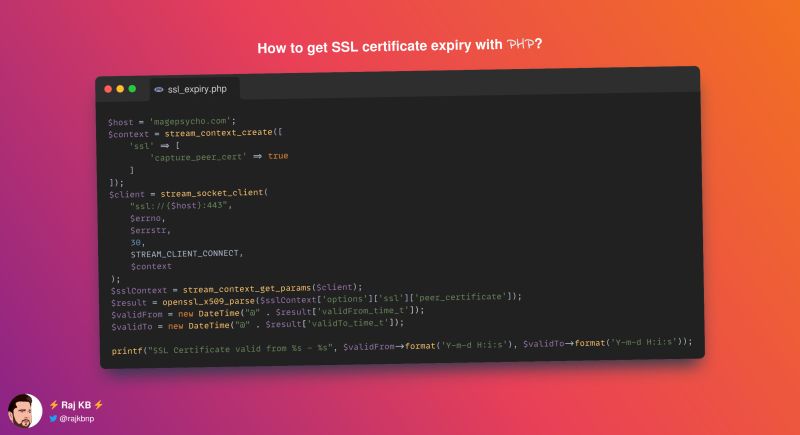 Raj KB on LinkedIn: #php #laravel #symfony #bash #php Raj KB on LinkedIn: #php #laravel #symfony #bash #php