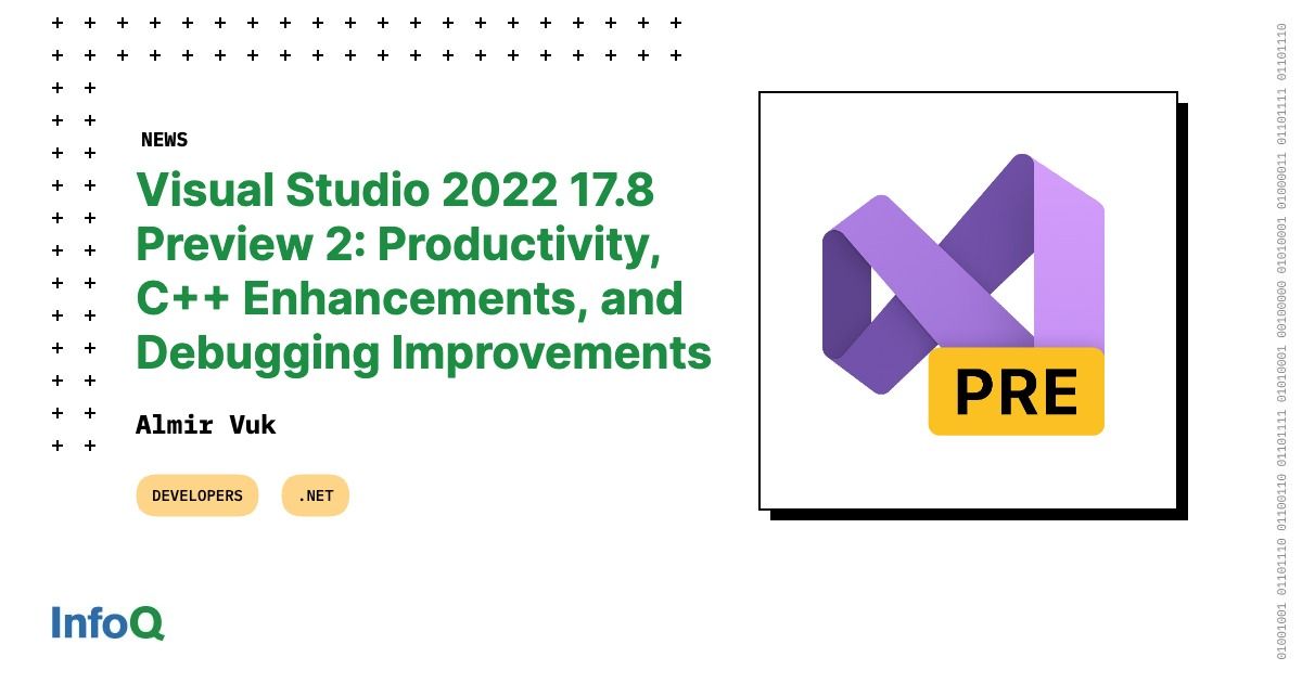 InfoQ on LinkedIn: #infoq #dotnet #visualstudio InfoQ on LinkedIn: #infoq #dotnet #visualstudio