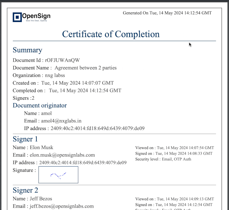 OpenSign™ - free & open source alternative to DocuSign on LinkedIn: # ... OpenSign™ - free & open source alternative to DocuSign on LinkedIn: # ...
