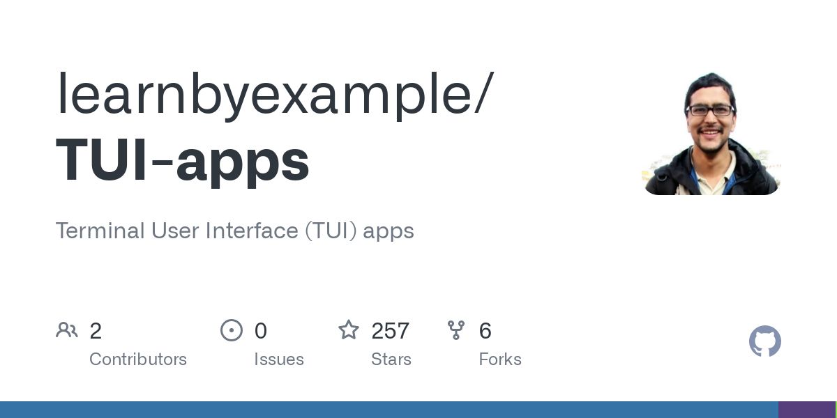 Bredec GmbH on LinkedIn: GitHub - learnbyexample/TUI-apps: Terminal ... Bredec GmbH on LinkedIn: GitHub - learnbyexample/TUI-apps: Terminal ...