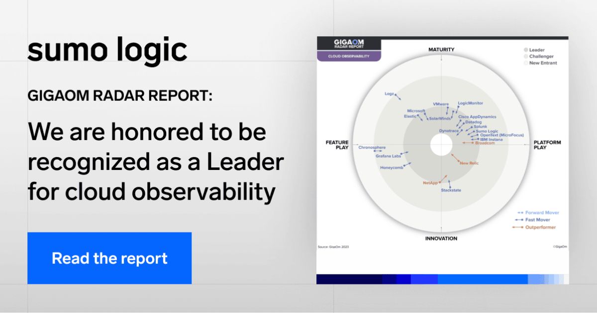Sumo Logic on LinkedIn: Sumo Logic recognized as a Leader in cloud ... Sumo Logic on LinkedIn: Sumo Logic recognized as a Leader in cloud ...