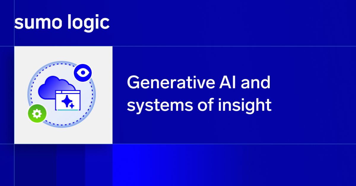 Sumo Logic on LinkedIn: Generative AI: The latest example of systems of ... Sumo Logic on LinkedIn: Generative AI: The latest example of systems of ...