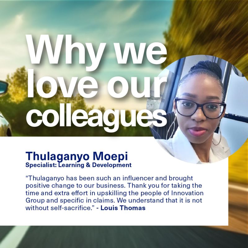 Thulaganyo M. on LinkedIn: The pleasure of doing what you love. Thulaganyo M. on LinkedIn: The pleasure of doing what you love.
