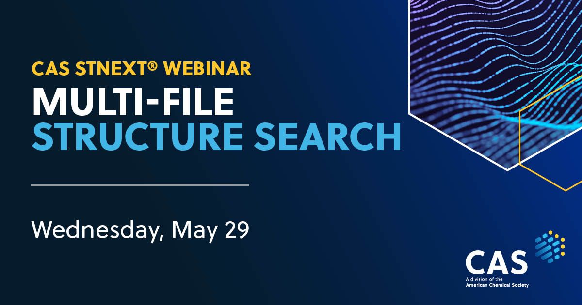 CAS on LinkedIn: CAS STNext® Webinar Multi-file structure search CAS on LinkedIn: CAS STNext® Webinar Multi-file structure search