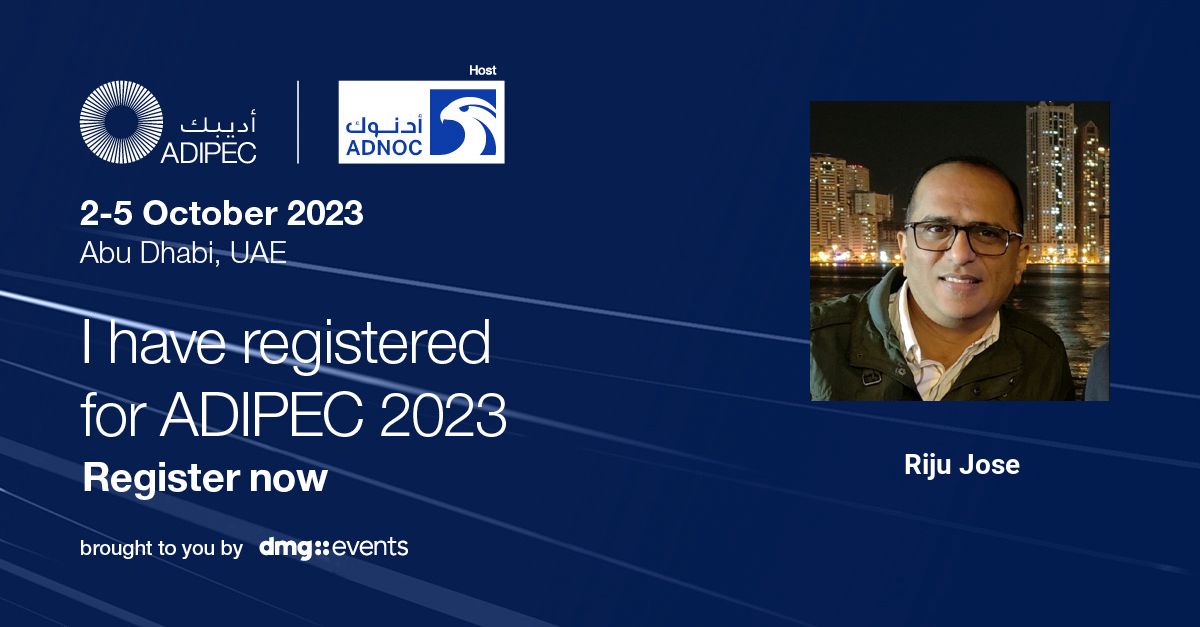 Riju Jose on LinkedIn: ADIPEC 2023 Riju Jose on LinkedIn: ADIPEC 2023