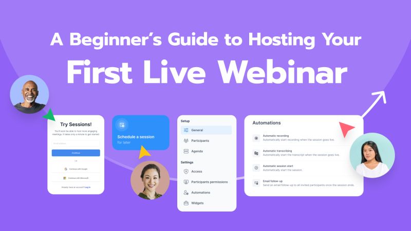 Sessions on LinkedIn: A Beginner's Guide to Hosting Your First Live Webinar Sessions on LinkedIn: A Beginner's Guide to Hosting Your First Live Webinar