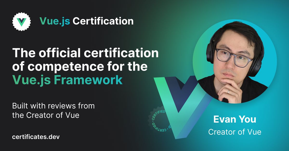 Certificates.dev on LinkedIn: #vuejs #certification #developercommunity ... Certificates.dev on LinkedIn: #vuejs #certification #developercommunity ...