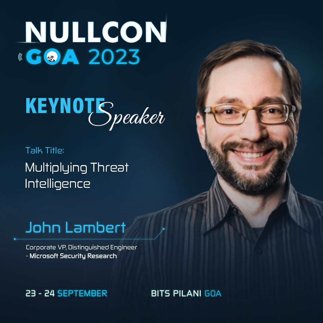 NULLCON on LinkedIn: #nullcongoa2023 #infosec #conference #keynote NULLCON on LinkedIn: #nullcongoa2023 #infosec #conference #keynote