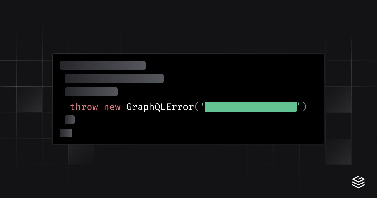 Grafbase on LinkedIn: Expose expected errors within Grafbase Edge Resolvers Grafbase on LinkedIn: Expose expected errors within Grafbase Edge Resolvers