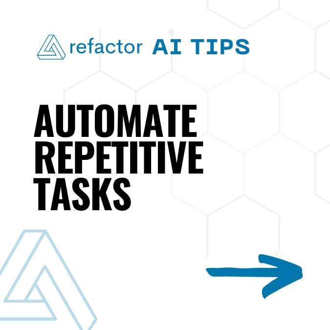 Refactor on LinkedIn: Automate Repetitive Tasks ⚙️⏱️ Identify ... Refactor on LinkedIn: Automate Repetitive Tasks ⚙️⏱️ Identify ...