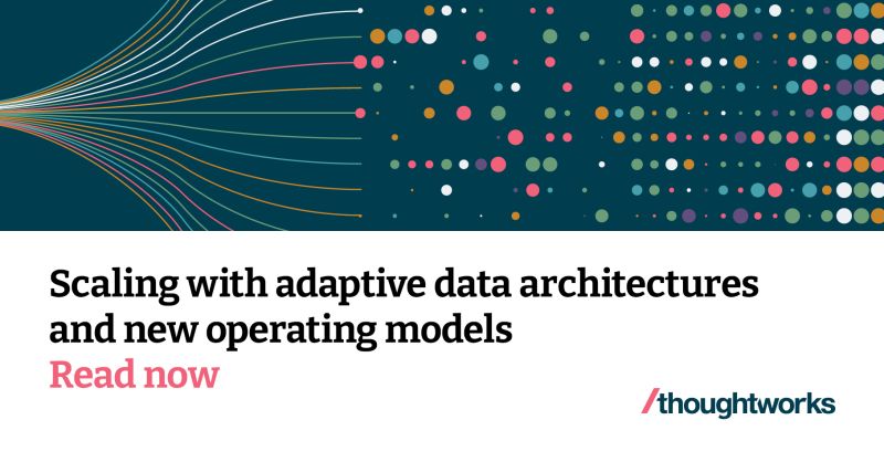 Thoughtworks on LinkedIn: Data Mesh: Real examples and lessons learned Thoughtworks on LinkedIn: Data Mesh: Real examples and lessons learned