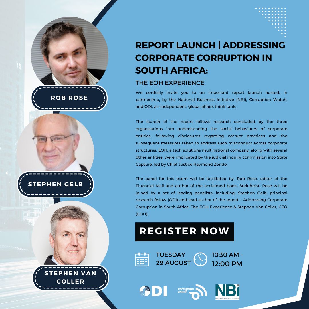 Corruption Watch on LinkedIn: Report Launch | Addressing Corporate ... Corruption Watch on LinkedIn: Report Launch | Addressing Corporate ...