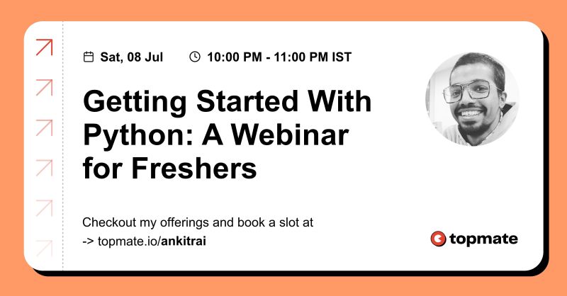 Ankit Rai on LinkedIn: Excited to share with you all that I'm hosting a ... Ankit Rai on LinkedIn: Excited to share with you all that I'm hosting a ...