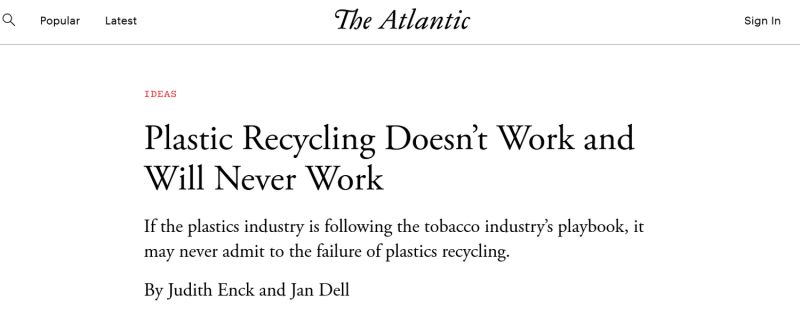 Megan Belliveau, MBA on LinkedIn: Plastic Recycling Doesn’t Work and ... Megan Belliveau, MBA on LinkedIn: Plastic Recycling Doesn’t Work and ...