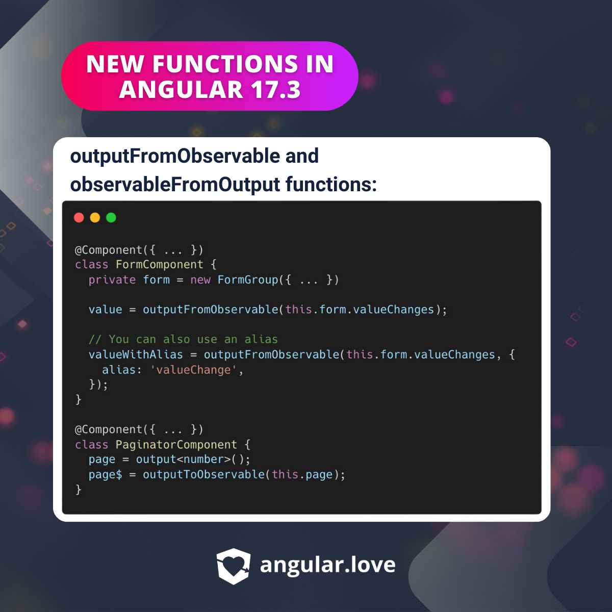 angular.love on LinkedIn: #angular #angularlove #angular17 #angulartips angular.love on LinkedIn: #angular #angularlove #angular17 #angulartips