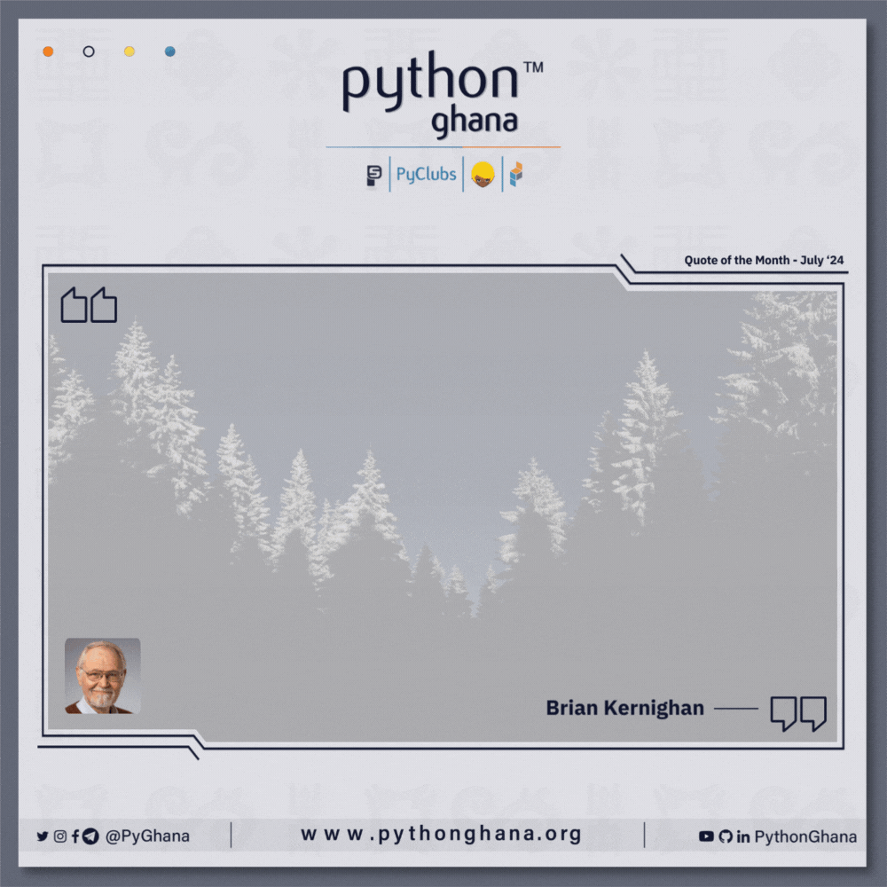 Python Ghana on LinkedIn: #keepitsimple #pythontips #pythonghana Python Ghana on LinkedIn: #keepitsimple #pythontips #pythonghana