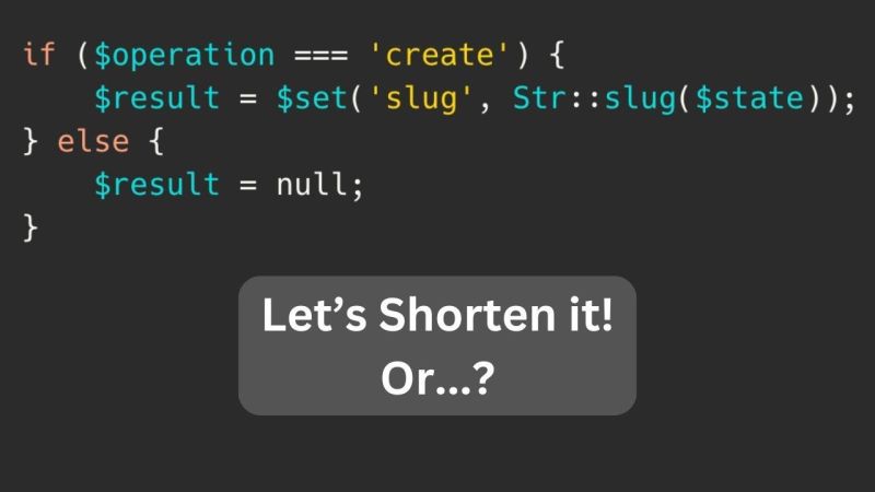 Povilas Korop on LinkedIn: Example When Shorter Code Becomes Too Long Povilas Korop on LinkedIn: Example When Shorter Code Becomes Too Long