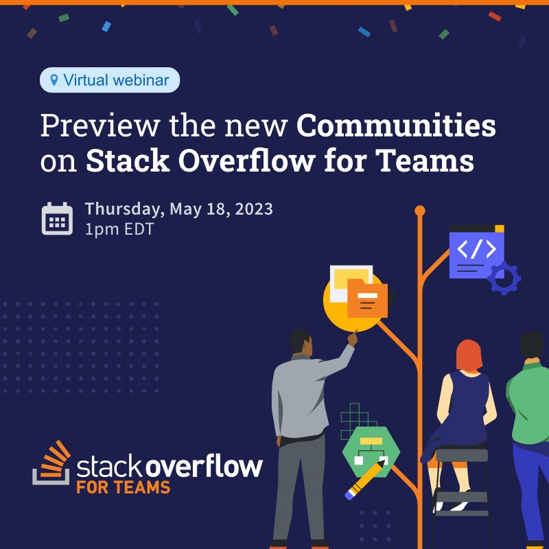 Stack Overflow on LinkedIn: Communities on Stack Overflow for Teams Stack Overflow on LinkedIn: Communities on Stack Overflow for Teams