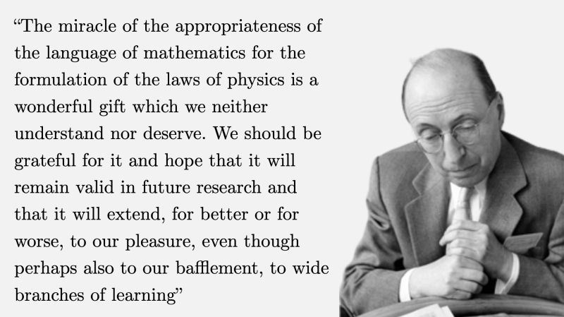 Fermat's Library on LinkedIn: Wigner on the unreasonable effectiveness ... Fermat's Library on LinkedIn: Wigner on the unreasonable effectiveness ...